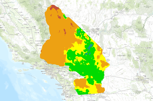Draft Climate Refugia (GFDL A2, 2040-2069), 1km - DRECP | Data Basin