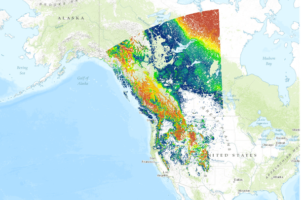 Current and predicted range of Subalpine fir under climate change in ...