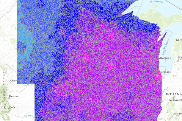 EnviroAtlas - Atmospheric Nitrogen Deposition by 12-digit HUC for the ...