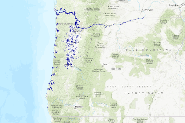Oregon Levee Lines | Data Basin