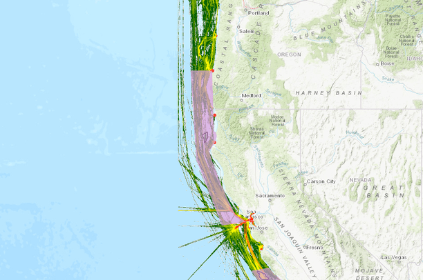 Action Area CA Ren ESA EFH | Data Basin
