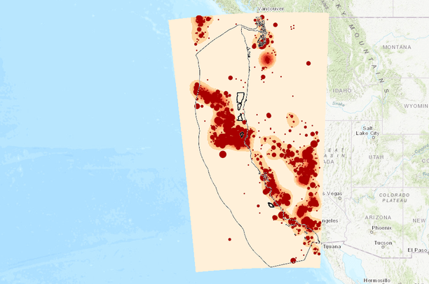 Offshore Seismic Activity | Data Basin