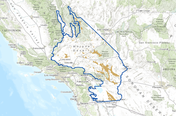 Sand and Dune Systems within the DRECP Region | Data Basin