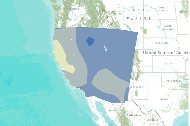 Standard Deviation of Annual Precipitation (2045-2060) from HadCM3 GCM ...