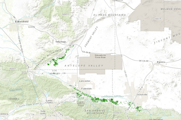 Vector - DRECP California Juniper Modeled Distribution (Impervious ...
