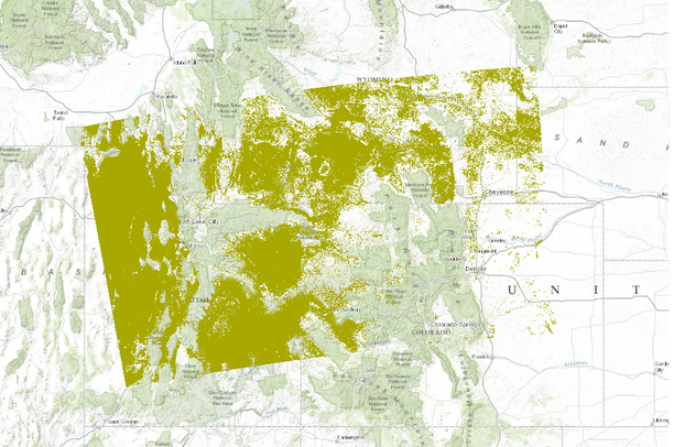 Alkaline Soils (pH >= 8) - Southern Rockies LCC - North | Data Basin