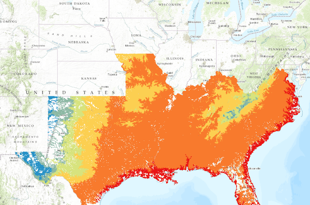 SARP River Elevation Classification | Data Basin