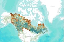 Potential spread of Borealpox Nx Canadian Red Squirrelpox | Data Basin