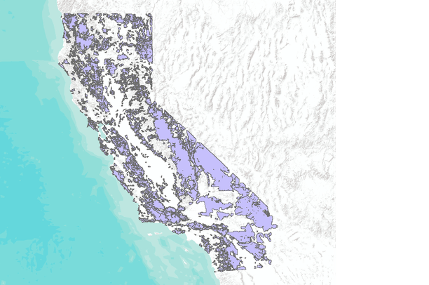 General Natural Landscape Blocks of California (USA) | Data Basin