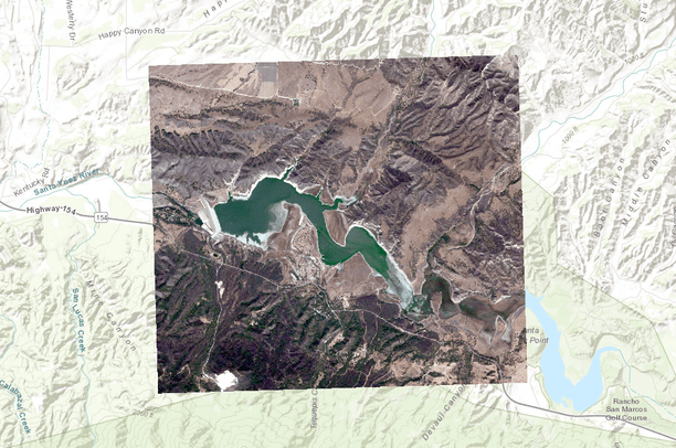 Cachuma Lake - September 2016 Imagery | Data Basin