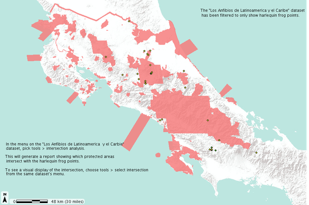 Intersection Analysis - Sample Map | Data Basin