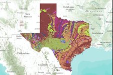Geology Map of Texas | Data Basin