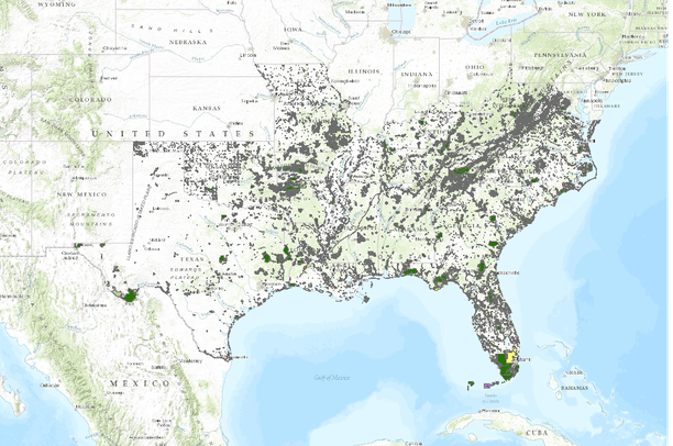 Terrestrial Conservation Estate, Southeast Region | Data Basin