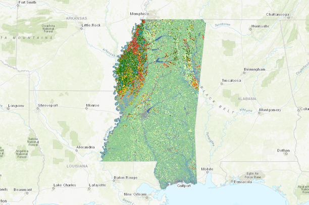 Mississippi Cropland 2019 (USDA Cropscape) | DRECP Gateway