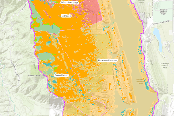 Demo of 7th Layer with Annotations - Horsetooth | Data Basin