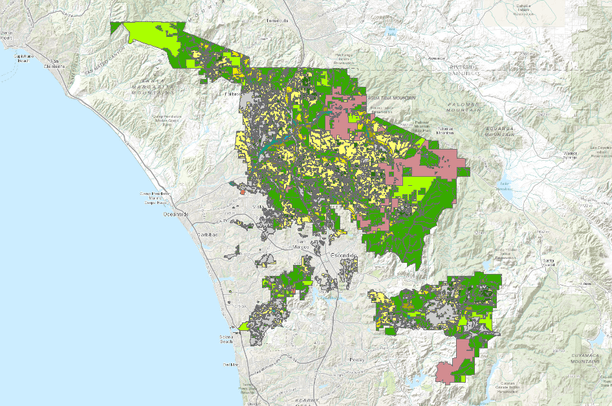 Pre-approved Mitigation Area for MSCP North | Data Basin