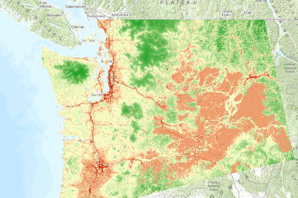 WGA Landscape Condition, Washington | Data Basin