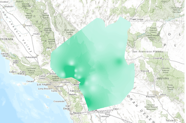 Xantusia vigilis - Genetic diversity landscape, in the Mojave and ...