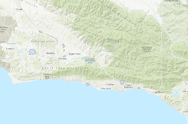 Special Problem Areas, Santa Barbara County | Data Basin