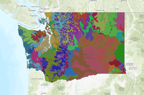 Washington State Ecoregions | Least-Conflict Solar Siting