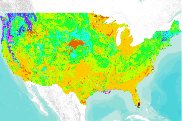 Soil bulk density for the contiguous USA | Data Basin