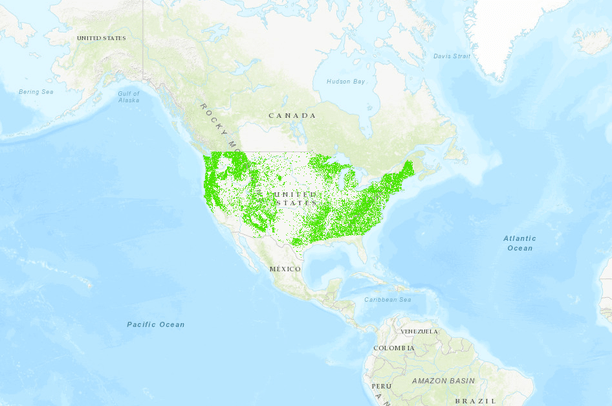 Silver-haired Bat Distribution Model [mshbax] | Data Basin