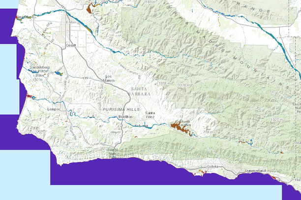 Wetlands of Santa Barbara County | Data Basin