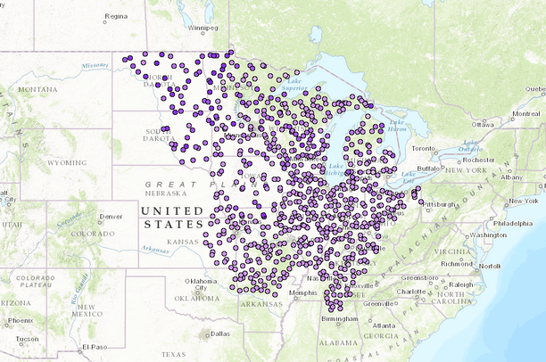 Relative Abundance of Bobolink on Breeding Bird Survey Routes in the US ...