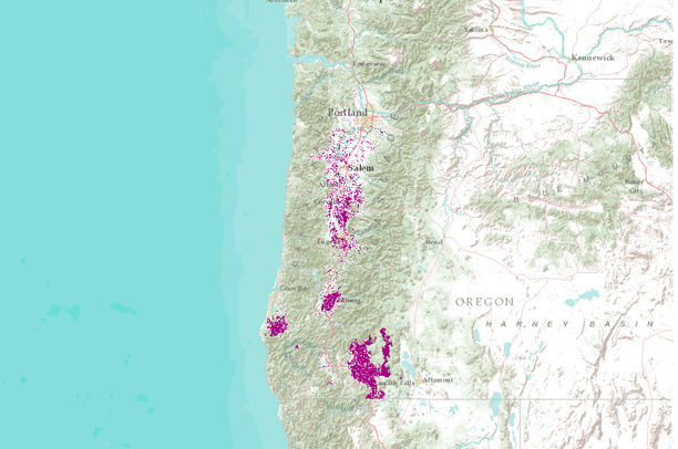 Soils with high smectite content in the Oregon portion of the North ...