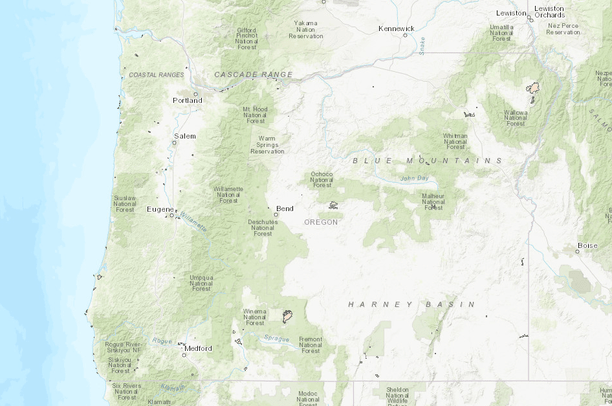 Dedicated and Registered Natural Area, Oregon | Data Basin