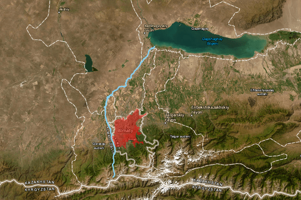 Aksay river | Data Basin