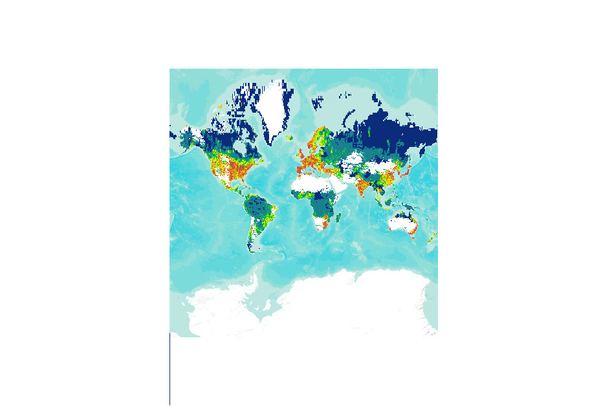 Global water threat due to dam density | Data Basin