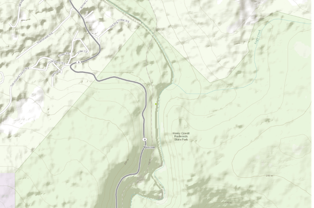 Henry Cowell State Park Map