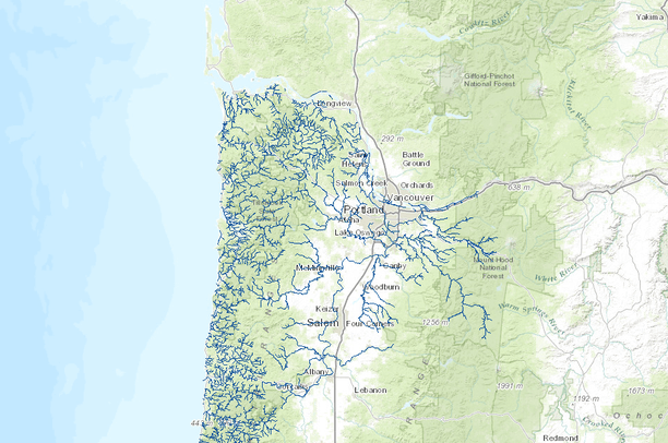 WOPR Coho Distribution Arc | Data Basin