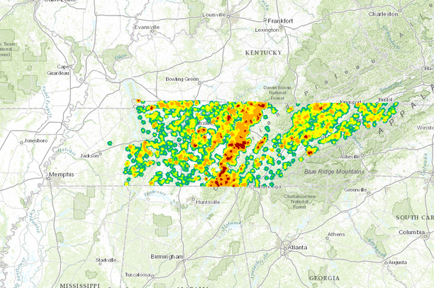 TN-SWAP 2015 Priorities Adjacent to Karst Habitats | Data Basin
