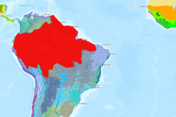 delimitation amazonie | Data Basin