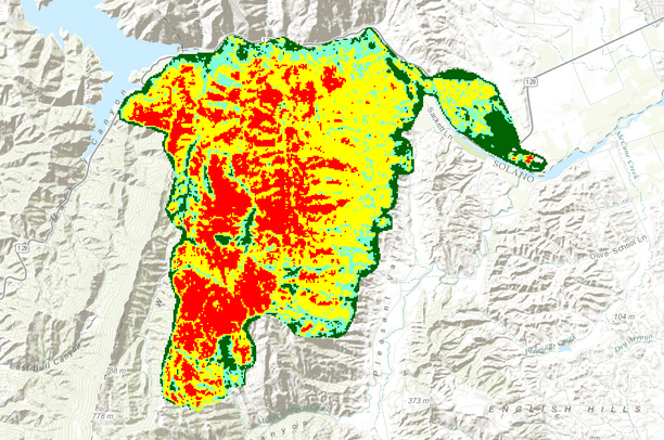 Wragg Fire 4-Class Burn Severity Categorization | Data Basin