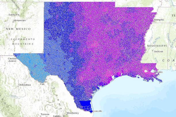 EnviroAtlas - Atmospheric Nitrogen Deposition by 12-digit HUC for the ...