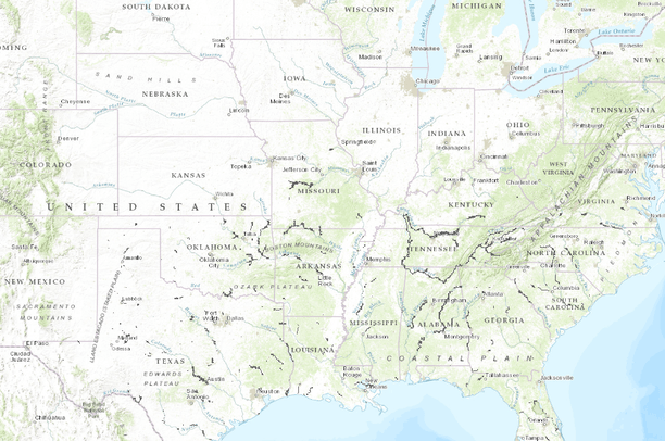 Impounded Rivers | Data Basin