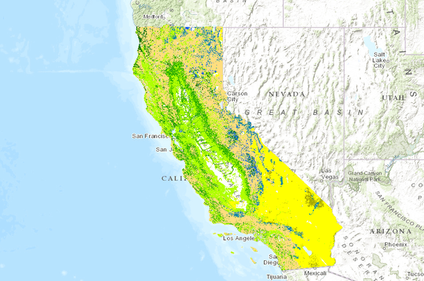 California - Potential Rangeland (Wildlife Habitat Relationship Veg ...