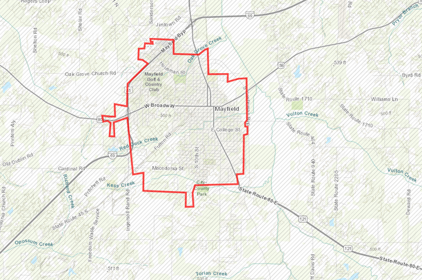 Mayfield Map | Data Basin