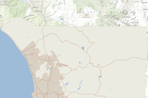 SANDAG Regional Economic Development Information System - Base Layers ...