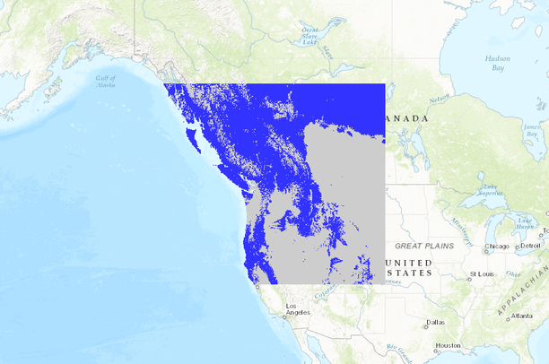 American Marten (Martes americana) Habitat Suitability Change Models ...