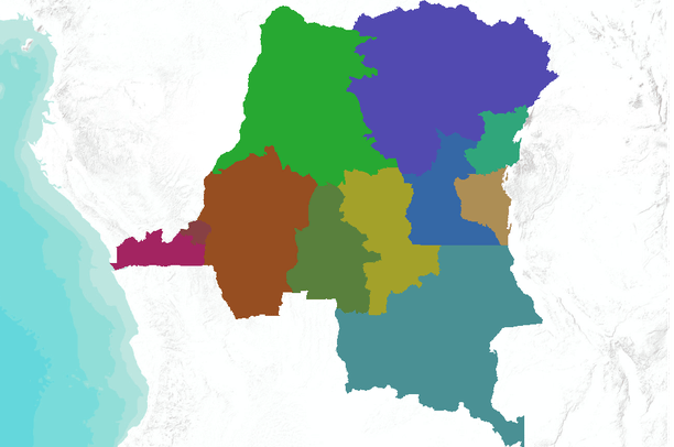 Les provinces de Congo (Provinces of Congo) | Data Basin