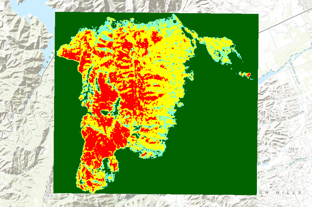 Wragg Fire 4-Class Burn Severity Categorization | Data Basin
