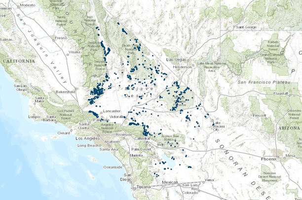 Springs and Seeps, DRECP | Data Basin