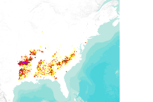 Eastern United States Climate Change Tree Atlas - Suitable habitat for ...