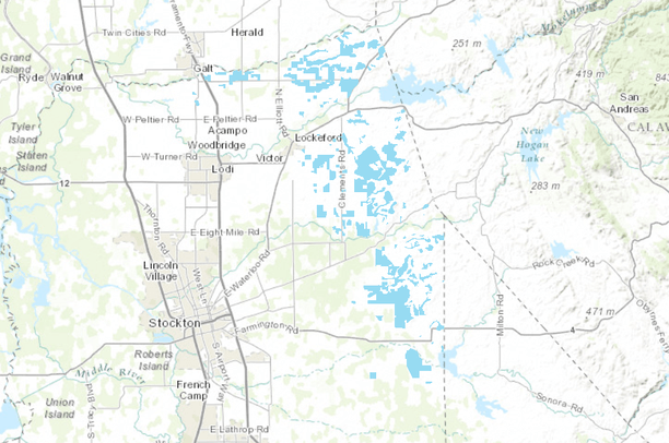 Vernal Pool Complexes in San Joaquin County | Data Basin