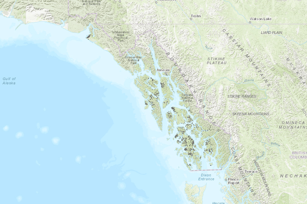 Tongass National Forest Young Growth, Forest Type (January, 2020 ...