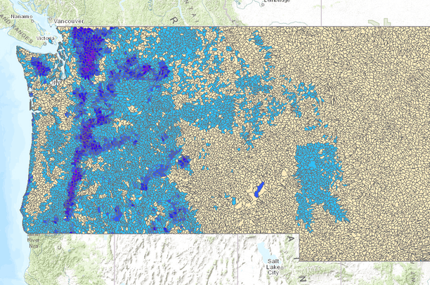 EnviroAtlas - Ecosystem Rarity Metrics by 12-digit HUC for the ...